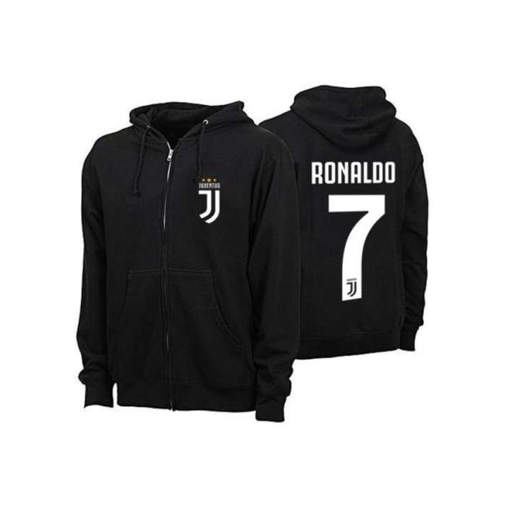 Black Fleece Juventus Ronaldo 7 Number Hoodie for Women | Daraz.pk