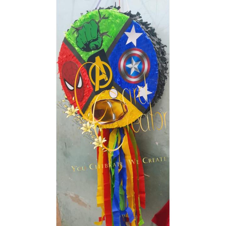 Avengers theme/ Style Empty Pinata for Kids/ Children Birthday Parties ...