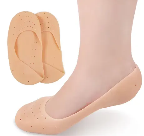 Anti Crack Full Length Silicon Foot Protector Moisturizing Socks for ...