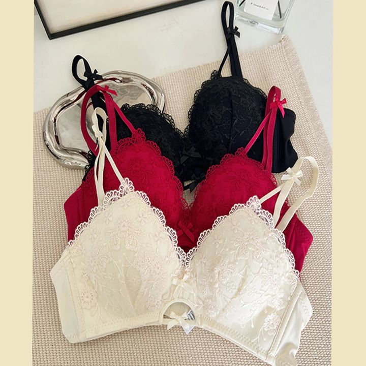 Flourish Undergarments New Cute Lace Flower Embroidered Adjustable ...