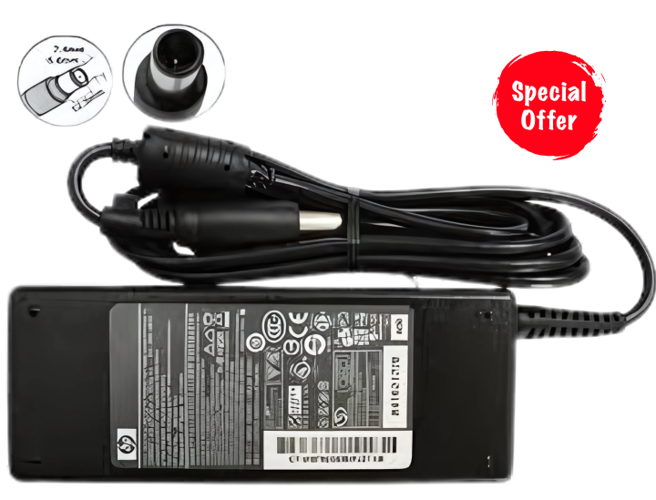 HP Original Laptop Charger 7.4x5.0mm Round Pin – Compatible with ...