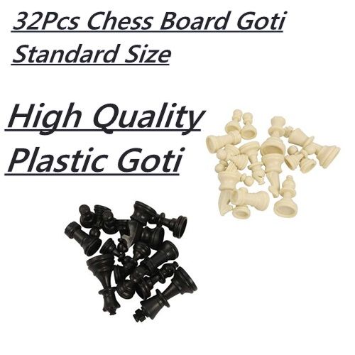Plastic Chess Pieces Goti Complete Set of 32 | Daraz.pk