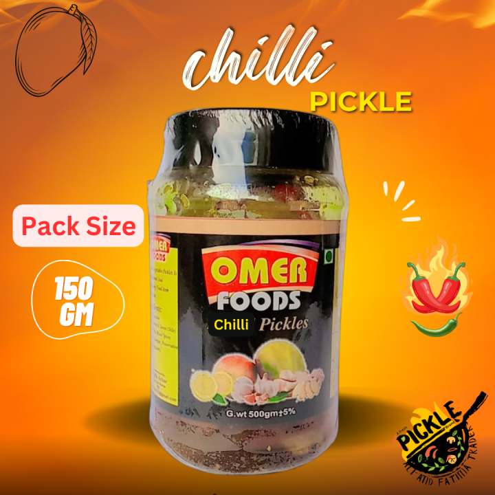 Home Made Chilli Pickle | Chilli ka Achar | Chilli Fresh Achar | 150 gm ...