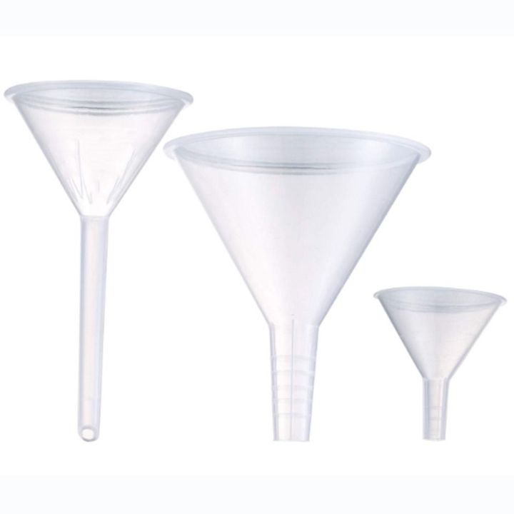 1/3Pcs Reusable Clear Plastic Funnel Set Kitchen Funnel Filling Tool ...
