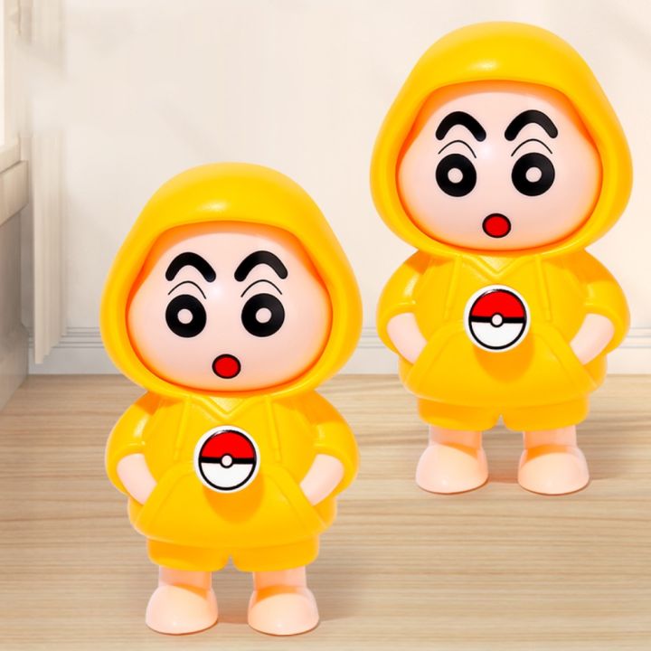 Figure Toys With Keychain Crayon Shin-chan Face Changing Doll Plastics ...