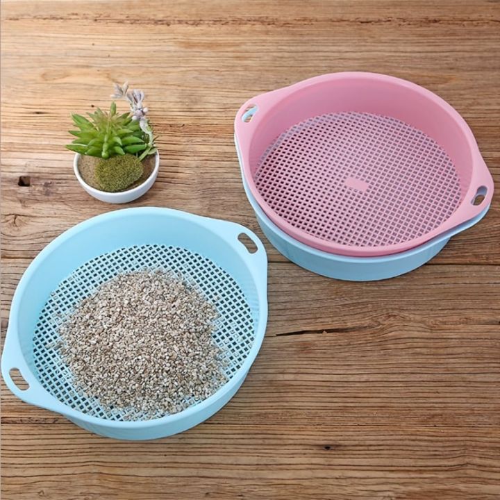 Potting Classifier Plastic Soil Sieve Sifter Multi-use Manual Garden ...