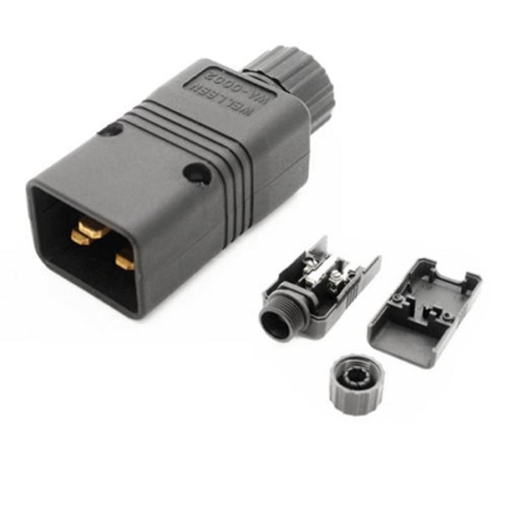 UPS IEC Male C20 Plug Cord Cable Plug Rewirable 16A / 250V Useful ...