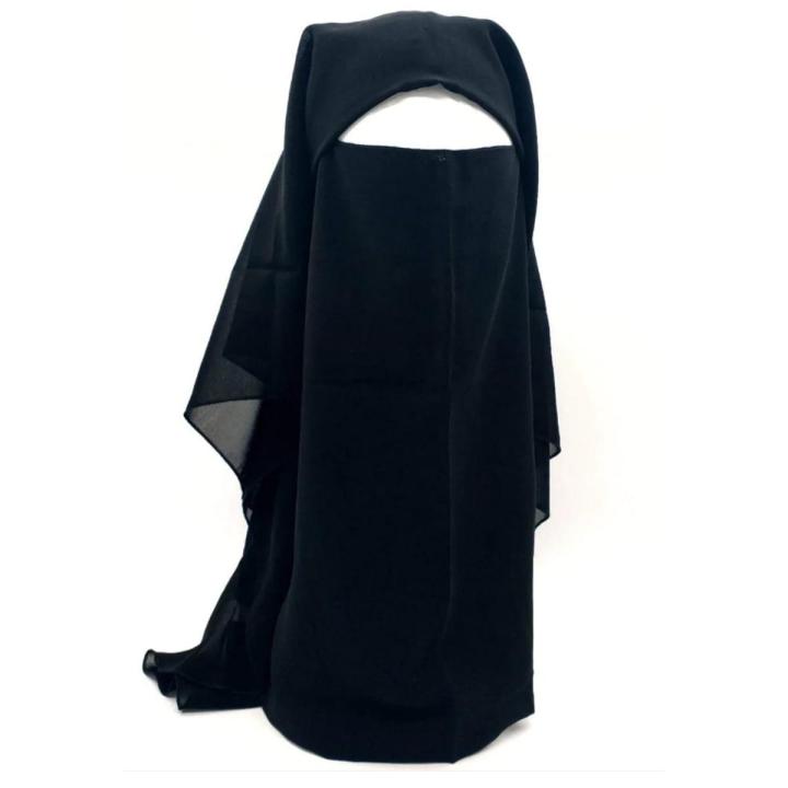 Three Layer Niqab Hijaab | Daraz.pk