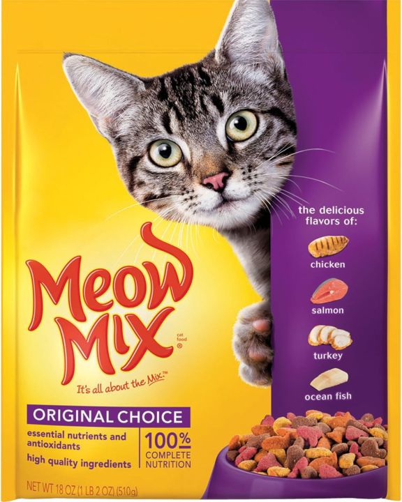 Meow Mix Original Choice Dry Cat Food, 1kg , Complete & Balanced ...