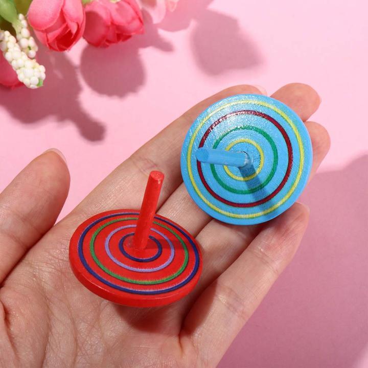 Kindergarten Kids Toy Art Craft Spinning Top Desktop Toys Relief Stress ...