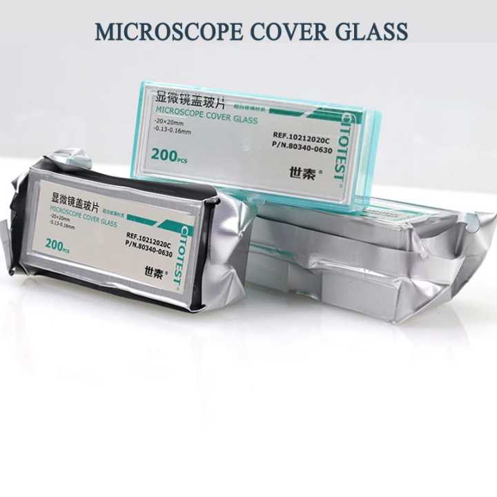 CITOTEST Microscope Cover Glass Ultra Clear Glass for Histology ...