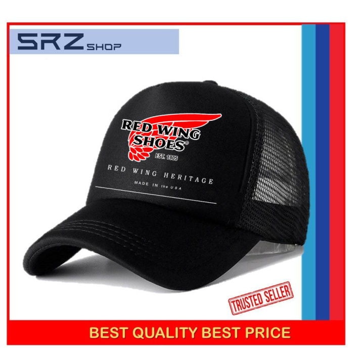 RED WING SHOES HIGH QUALITY SECURITY GUARD BOUNCER BODYGUARD Mesh Cap ...