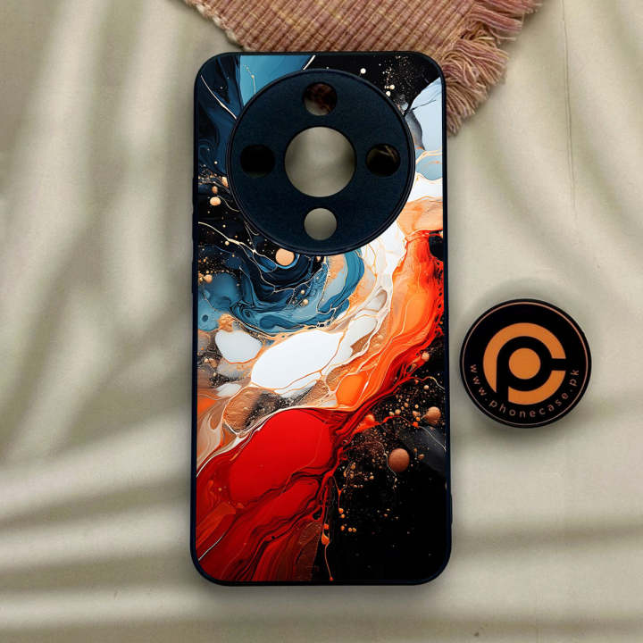 Honor x9d - Liquid Design 9 - Premium Metal Printed Soft Bumper Shock ...