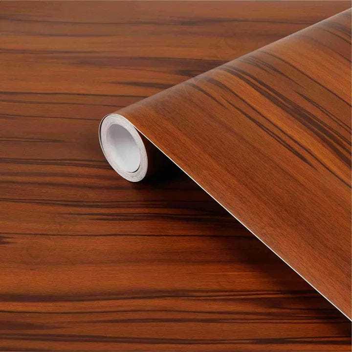 60cm x 2m Wood Effect Self-Adhesive Wallpaper – Waterproof Peel & Stick ...