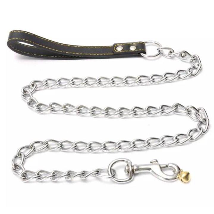 Leather Puppy Cat walking chain Leash | Daraz.pk