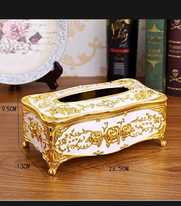 HT European Hotel Kitchen Rectangular Fancy Table Facial Tissue Box ...