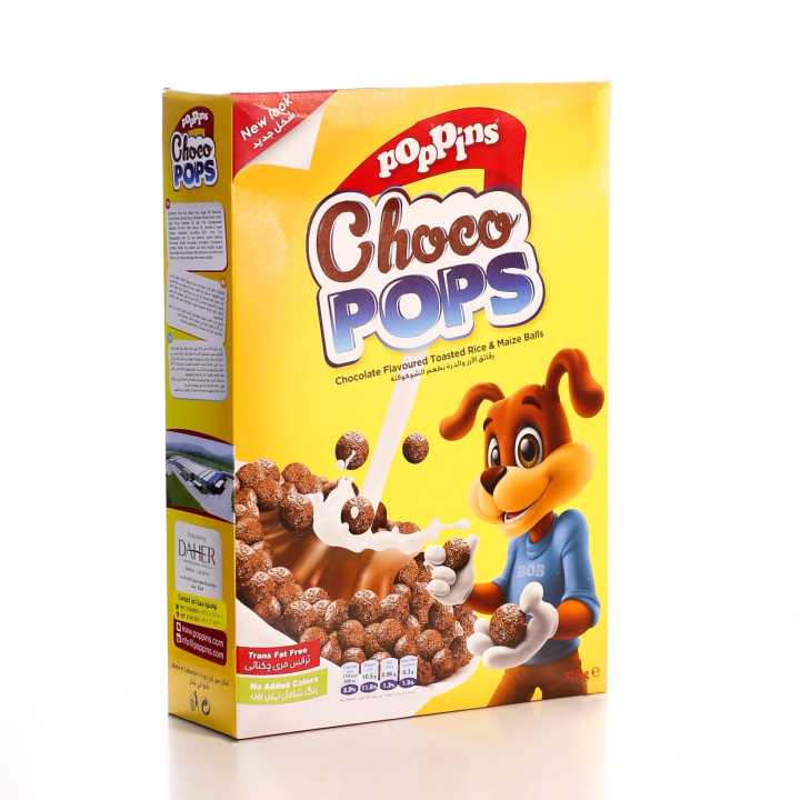 POPPINS CEREAL CHOCO POPS – 375GM | Daraz.pk