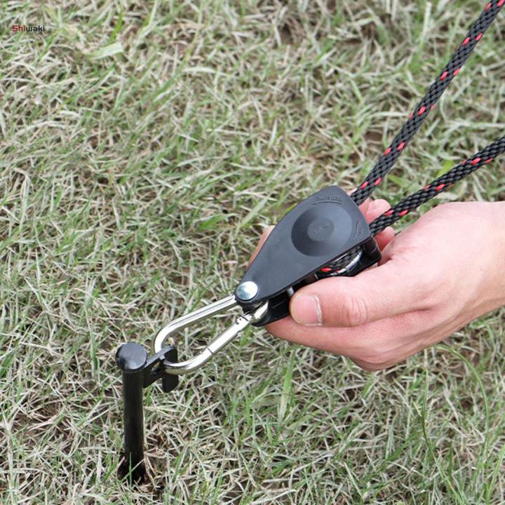 Outdoor Camping Tent Canopy Rope Tightener Quick Adjustment Metal ...