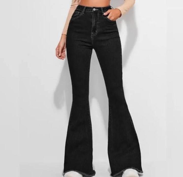 Bell Bottom Jeans for Girls and Women Classic Denim Fashion | Daraz.pk