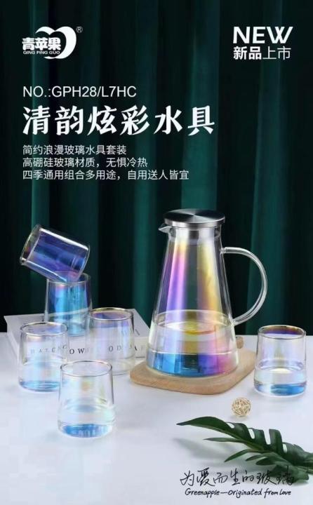 China Delisoga Glassware Jug And Glass Set 7 Piece Drinking Water Jug With Glass 158 Ltr