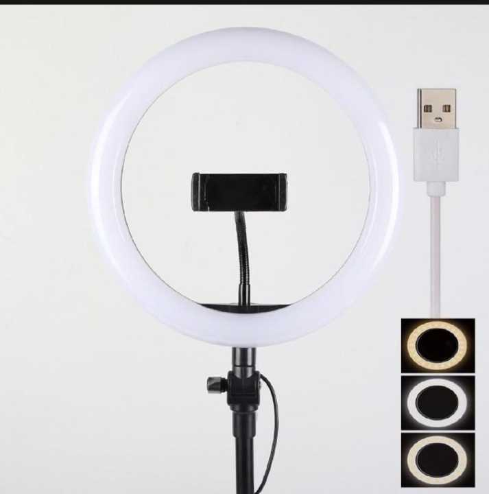26 cm LED Ring Light | 120LEDs | 3600LM | For photography and Mobile ...