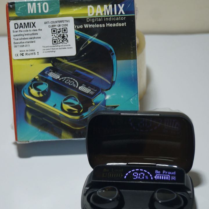 M10 Airpods DAMIX-ORIGINAL Digital Indicator, True Wirless Earphones | Daraz.pk