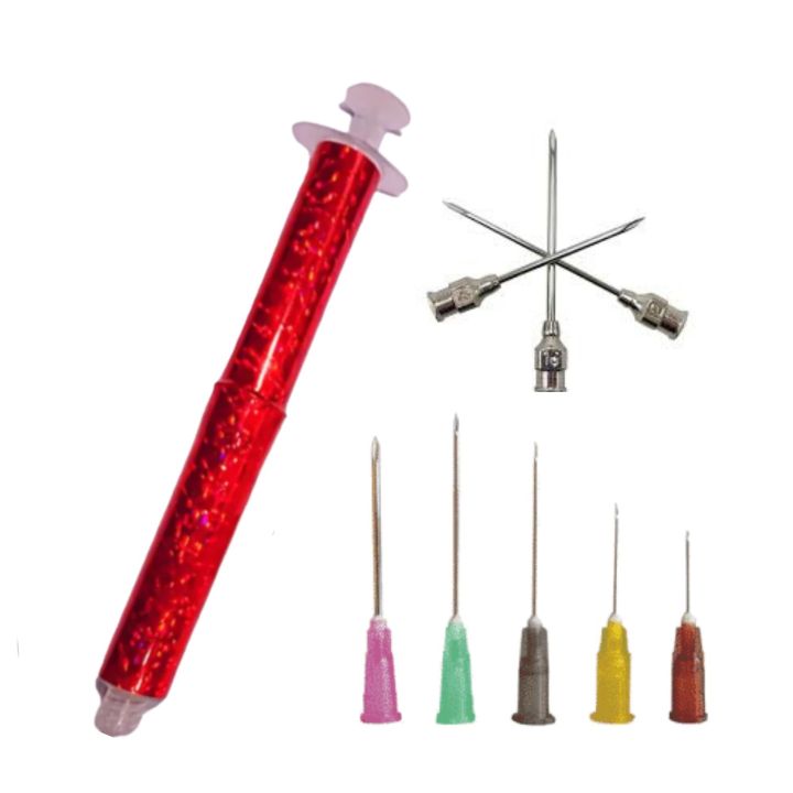 mehndi injection pen with 8 extra needle, create amazing henna designs ...