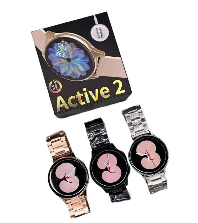 Active 2 Smart Watch – Metal Band Edition | Fitness Tracker, Heart Rate ...