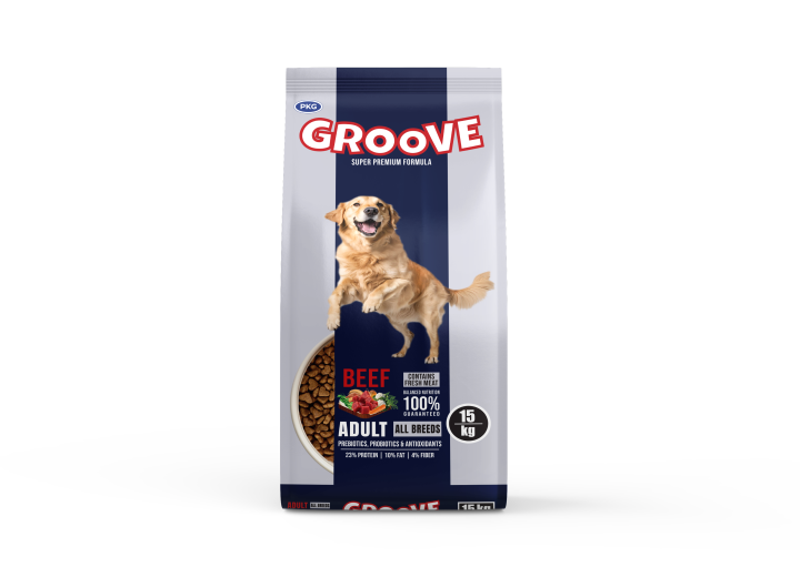 Groove Dog Food -Beef Flavor 15kg | Daraz.pk