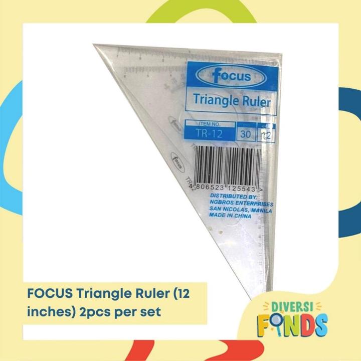 Focus or Star Brand Triangle Ruler Set - 30/60 and 45/90 - 2PCS/set ...