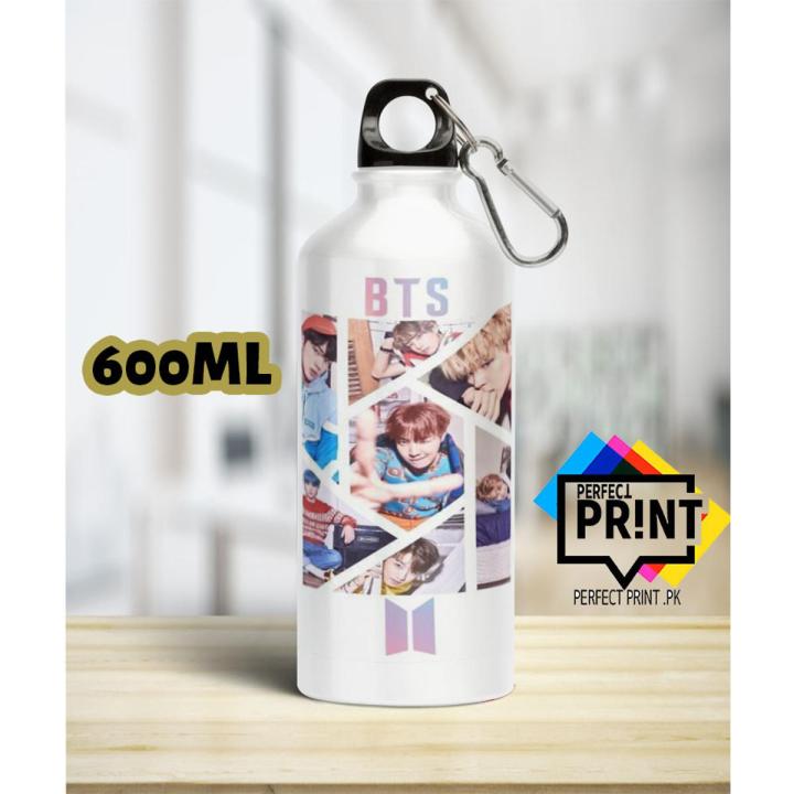 BTS Bangtan Boys Korean boy band Metal water bottle 600Ml | Daraz.pk