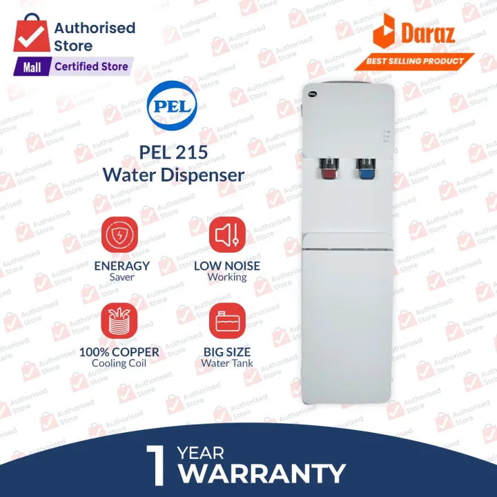 Pel Water Dispenser Model PWD PEL 215 PEARL 5-liters Big Tank Capacity ...