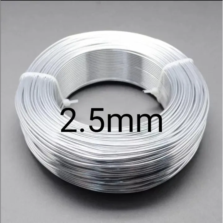 2 yard 2.5mm Aluminum Wire gold silver Making Decoration DIY Findings ...