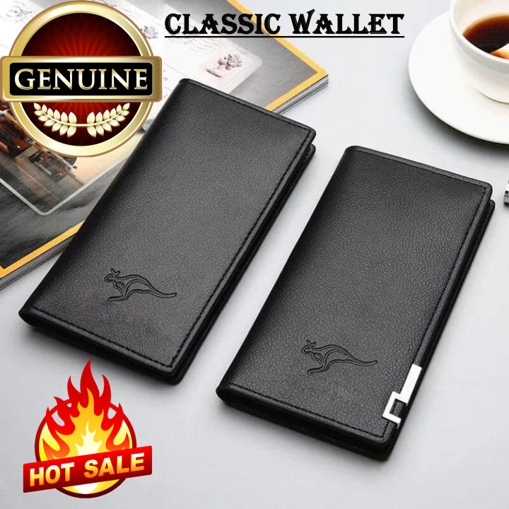 Long Wallet for Men – Best PU Leather Purse – Cash Money Card Mobile ...