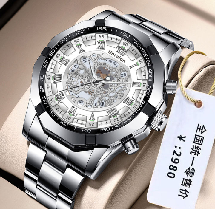 New Genuine Goods Automatic Movement Watch Men's Hollow Calendar ...