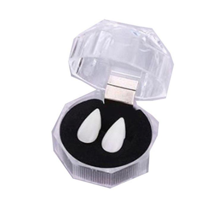 New Vampire Tooth Fang Denture Fale Teeth Halloween Party Coplay Prop ...