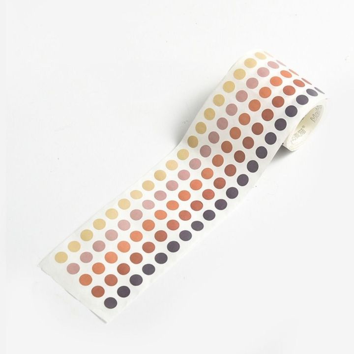 Round Coding 8mm = Dot Stickers Multicolor Circle Dot Labels Small Self ...