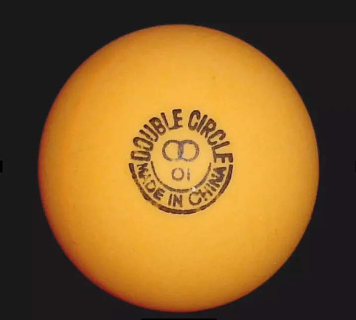 Double Circle Permium Table Tanis TT Ball Pack of 6 PCS Orange/White ...