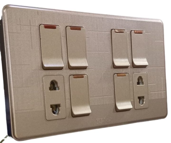 Electric China Fitting Sheet China Switch Board hero Metal Series ...