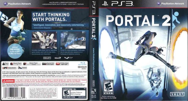 Portal 2 PS3 DVD GAME | Daraz.pk