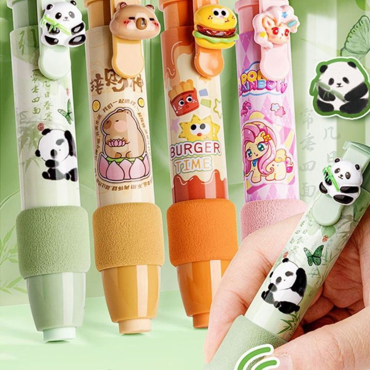 Stationery Traceless Capybara Eraser Portable Retractable Push Pull ...