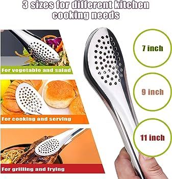 Stainless Steel Plain Tong Chapati Roti and serving tong - Chimta ...