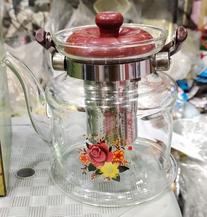 1200ML Glass kettle /coffee & Tea pot /direct heat resistant ATC ...