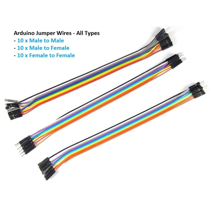30cm 12inch Arduino Jumper Cable Connecting Wires Male to Male - Male ...