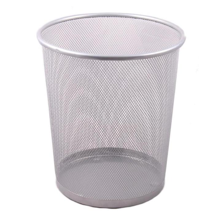 Steel Mesh Waste Paper Bin - black | Daraz.pk