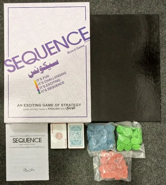 Sequence Strategy Board Game 14.5 x 19.5 inch | Daraz.pk