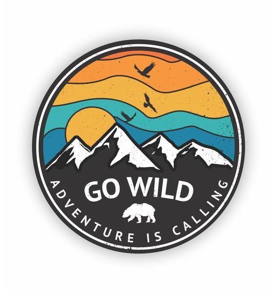 Adventure Stickers for Laptop - Aesthetic Art Stickers for mobile back ...