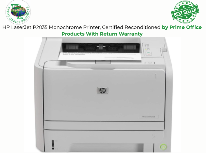 HP LaserJet P2035 Monochrome Printer, Certified Reconditioned by Prime ...