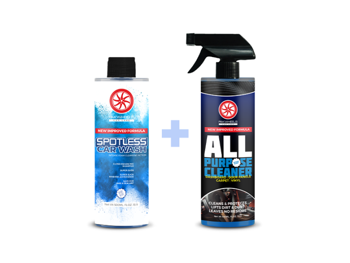 PakWheels All Purpose Cleaner & Spotless Car Wash Shampoo Bundle | Daraz.pk