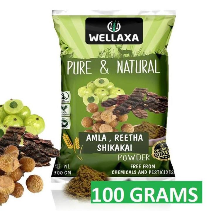 Amla Reetha sikakai Powder 100 Grams | Daraz.pk